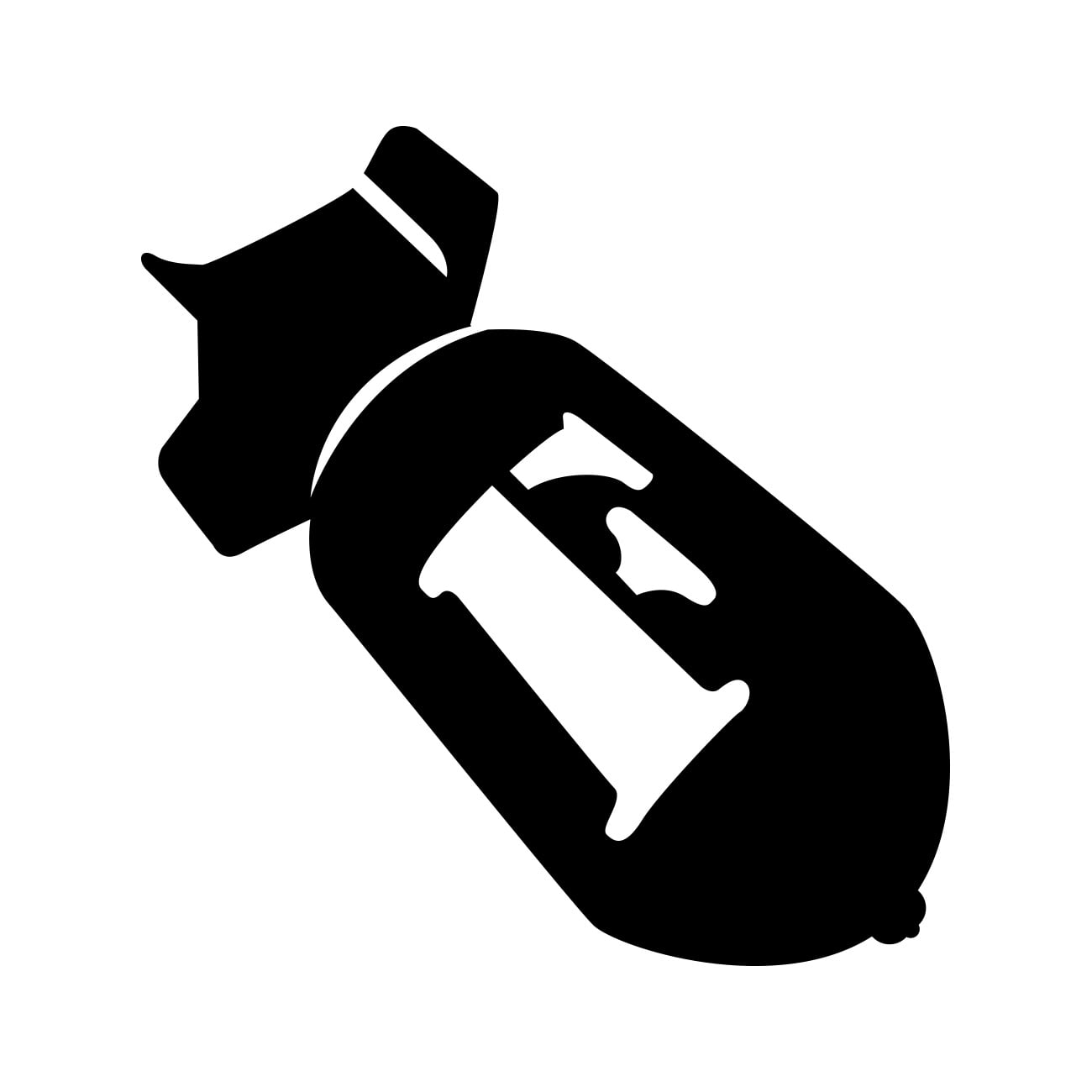 F Bombs Sticker Decal Die Cut - Self Adhesive Vinyl - Weatherproof ...