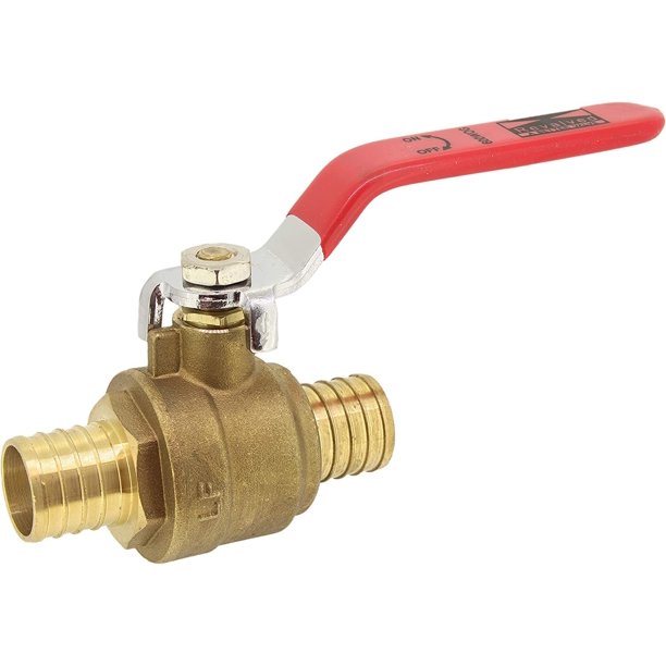 REVALVED PEX Full Port 3/4 in. Brass Ball Valve Lead-Free Brass Water ...