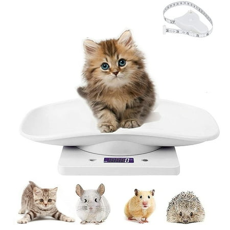 Digital Pet Scale, Mini Small Animal Scale with Tape Measure, Multi ...