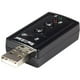 StarTech Virtual 7.1 USB Stereo Audio Adapter External Sound Card, ICUSBAUDIO7 - Walmart.com