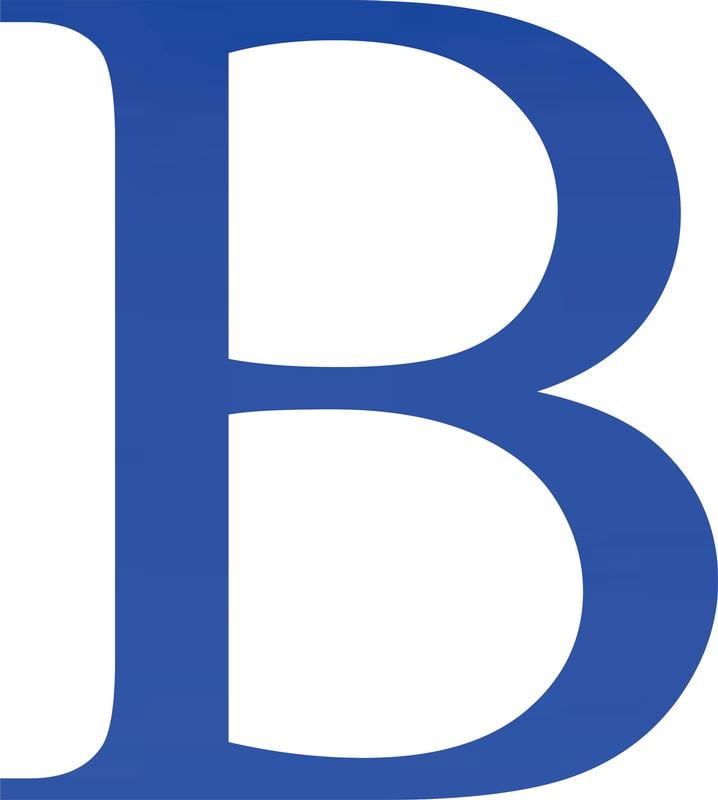 Acrylic Letter B Times, 2'' Tall Transparent Dark Blue Acrylic Sign ...