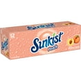 Sunkist Caffeine Free Peach Soda Pop, 12 fl oz, 12 Pack Cans - Walmart.com