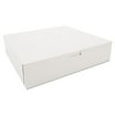 SCT Tuck-Top Bakery Boxes 19w x 14d x 4h White 50/Carton 1029 - Walmart.com