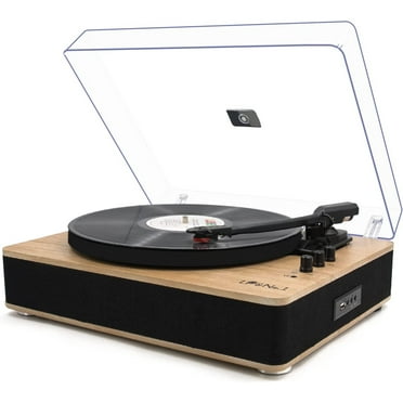 Arkrocket Discovery 3-Speed Record Player Retro Bluetooth Turntable ...