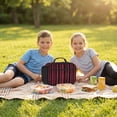 Crossbody Lunch Bag 10.2×7.5 In The Top Has A Handle Strap For Easy ...