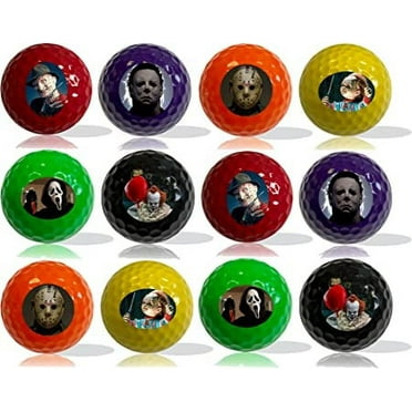 Halloween Golf Balls – 12 pack - Novelty Print Golf Balls 6 Assorted ...