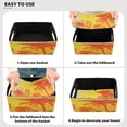 2 Pcs Foldable Felt Storage Bins Decorative Fabric Organizer Baskets ...