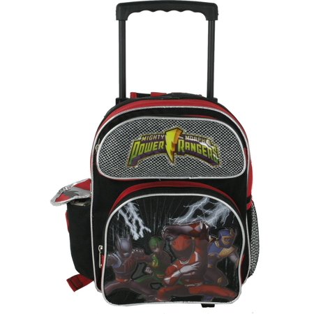 Small Rolling Backpack - Power Rangers - Black School Bag 496555 ...