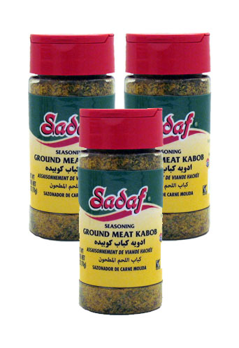 Sadaf Ground Meat Kabob Seasoning 2.5 oz. ( Pack of 3 ) - Walmart.com