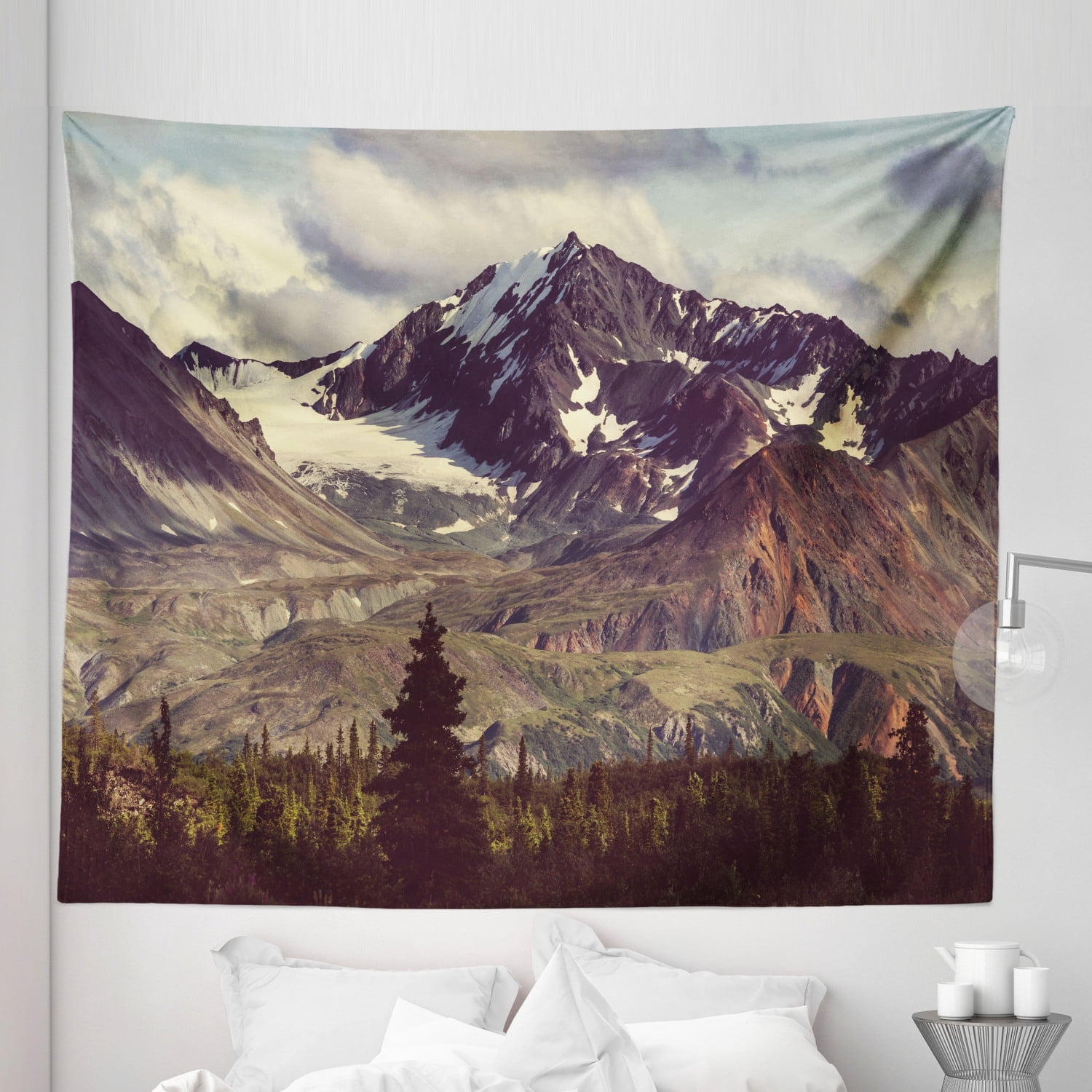 Mountain Tapestry, Arctic Landscape Hiking Alaska Mountains Scenery in ...