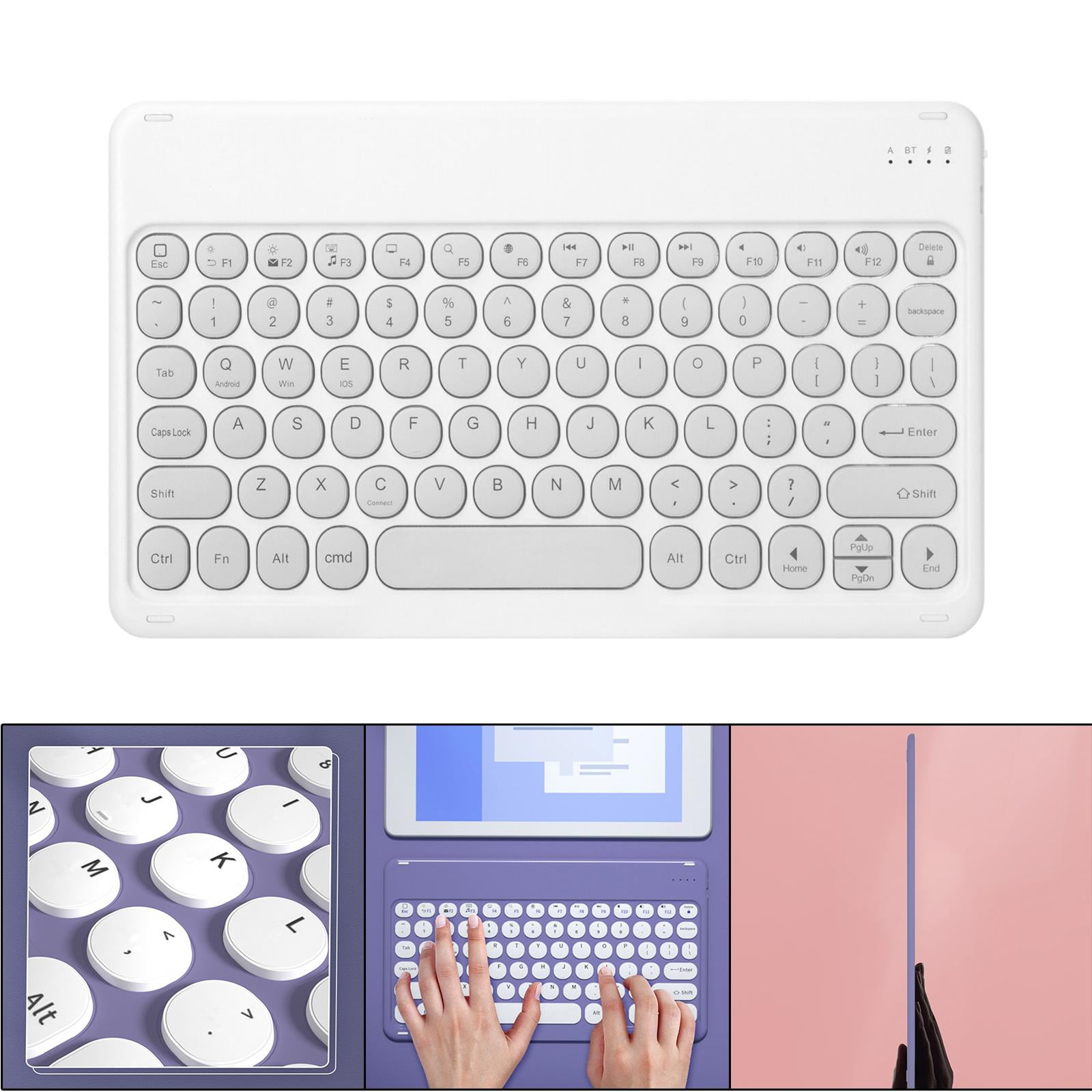 Teclado Portátil recargable con teclas de directo inalámbrico pequeño ...