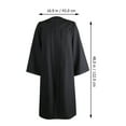Graduation Gown Black Cap Robe Tassel Costume Grad Doctorate Hats Mens ...