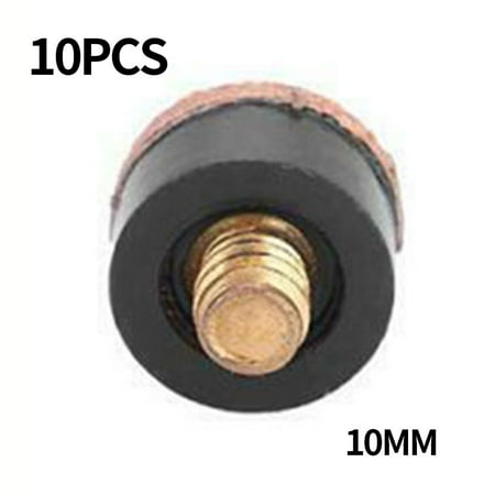 10pcs Pool Game Cue Tips Screw In Type pool game Billiards Tip Head ...