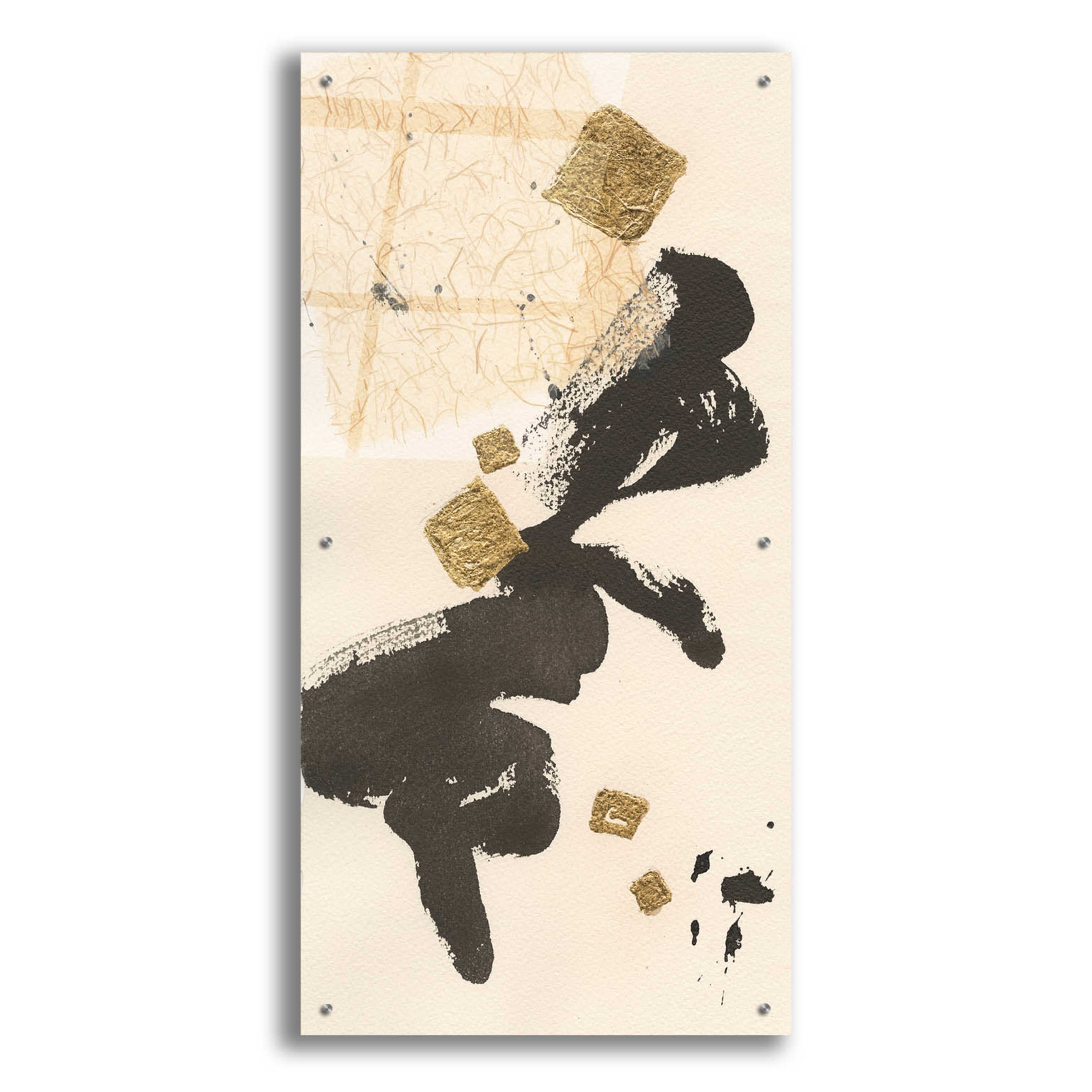 Epic Art 'Gilded Collage II' by Chris Paschke, Acrylic Glass Wall Art ...