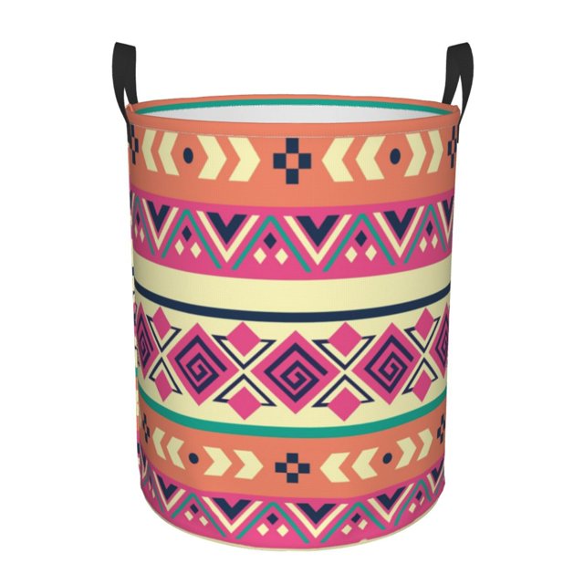 LNWH Laundry Basket, Vintage Southwestern Native Bohemian Pattern Foldable Laundry Hamper with ...