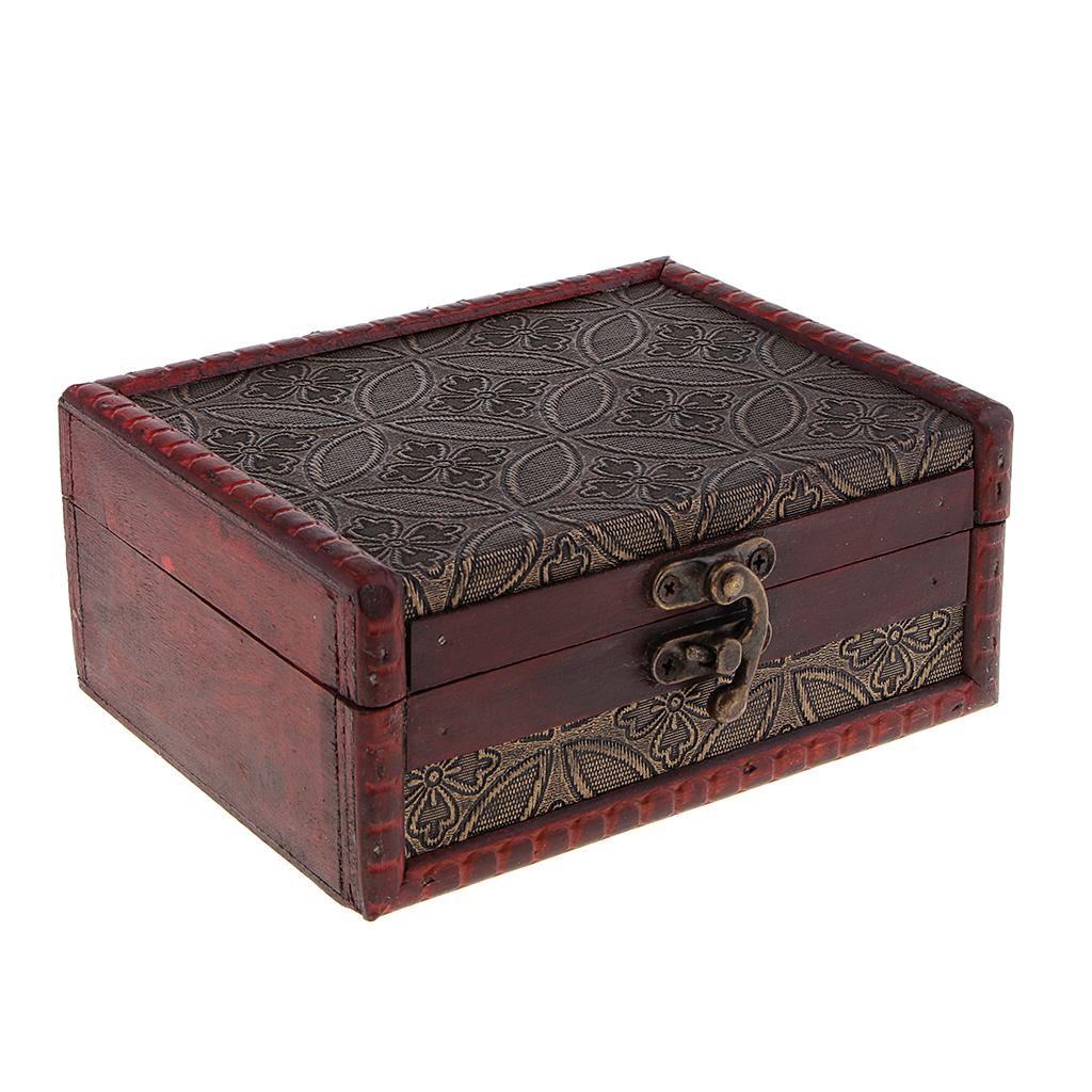 Click here for Shangren Small Vintage Wooden Jewelry Box Storage... prices