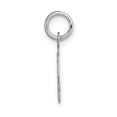 Finest Gold 14K White Gold Small Script Letter J Initial Charm ...