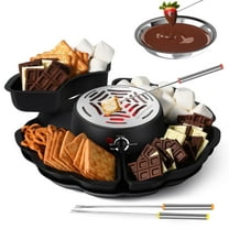 Jet-Puffed Indoor Electric Smores Maker Kit with Trays & Roasting Forks ...