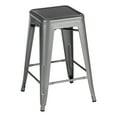 Norwood Commercial Furniture Backless Metal Stack Stool - 24" Seat ...