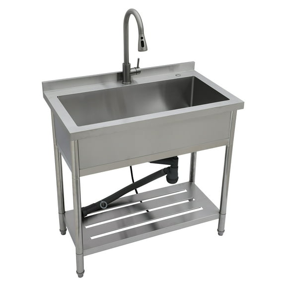 Miumaeov Stainless Steel Triangle Corner Narrow Sink Wall Mount Mini ...