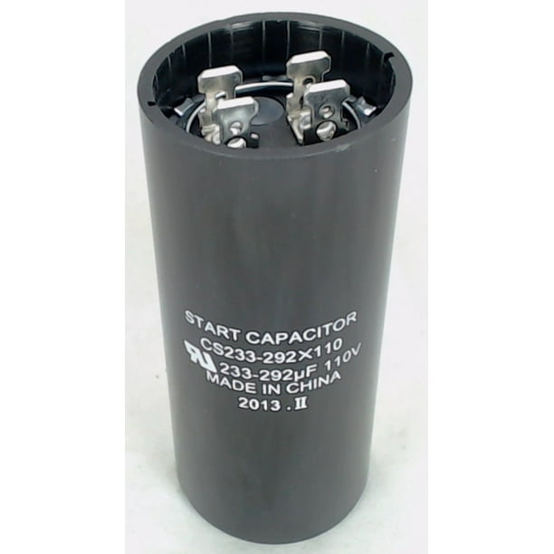 CS233-292X110, Start Capacitor Round 233-292 Mfd. 110 Volt - Walmart ...