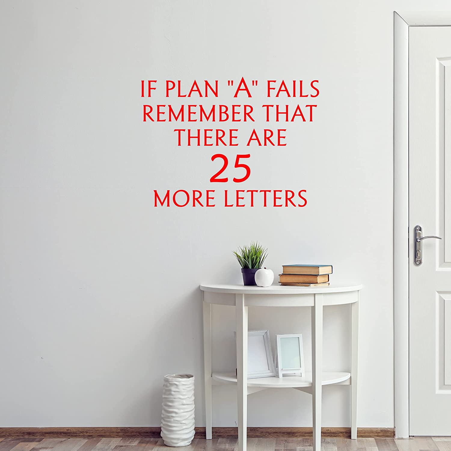 VWAQ If A Plan Fails Vinyl Wall Art Motivational Decal Quote ...