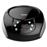 SYLVANIA Portable CD Player with AM/FM Radio, 20-Track Memory, Aux ...