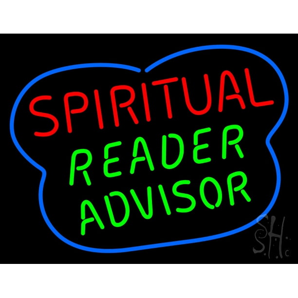 Spiritual Reader Advisor LED Neon Sign 24 " Tall x 31 " Wide - inches ...