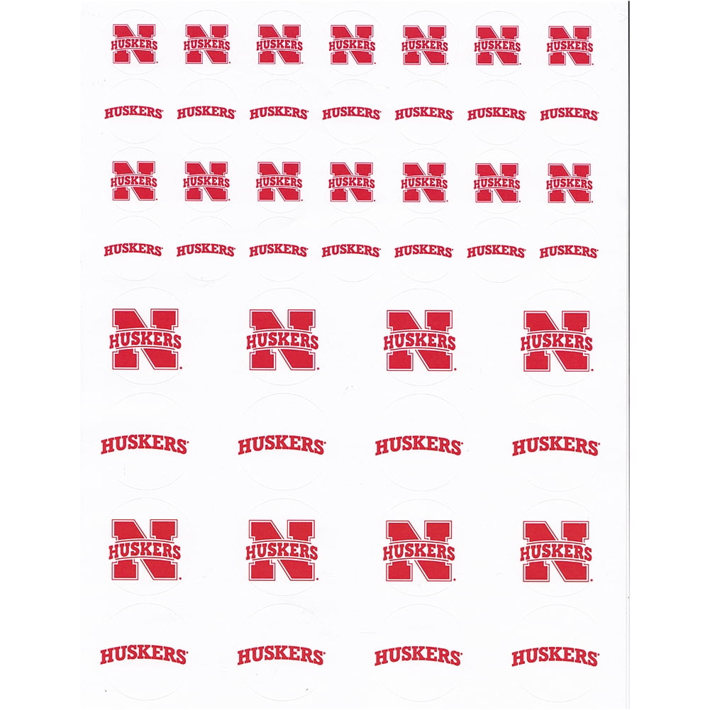 Nebraska Cornhuskers Small Sticker Sheet - 2 Sheets - Walmart.com