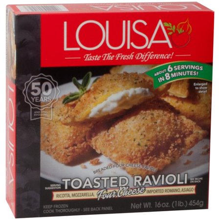 Louisa Four Cheese Toasted Ravioli, 16 oz - Walmart.com