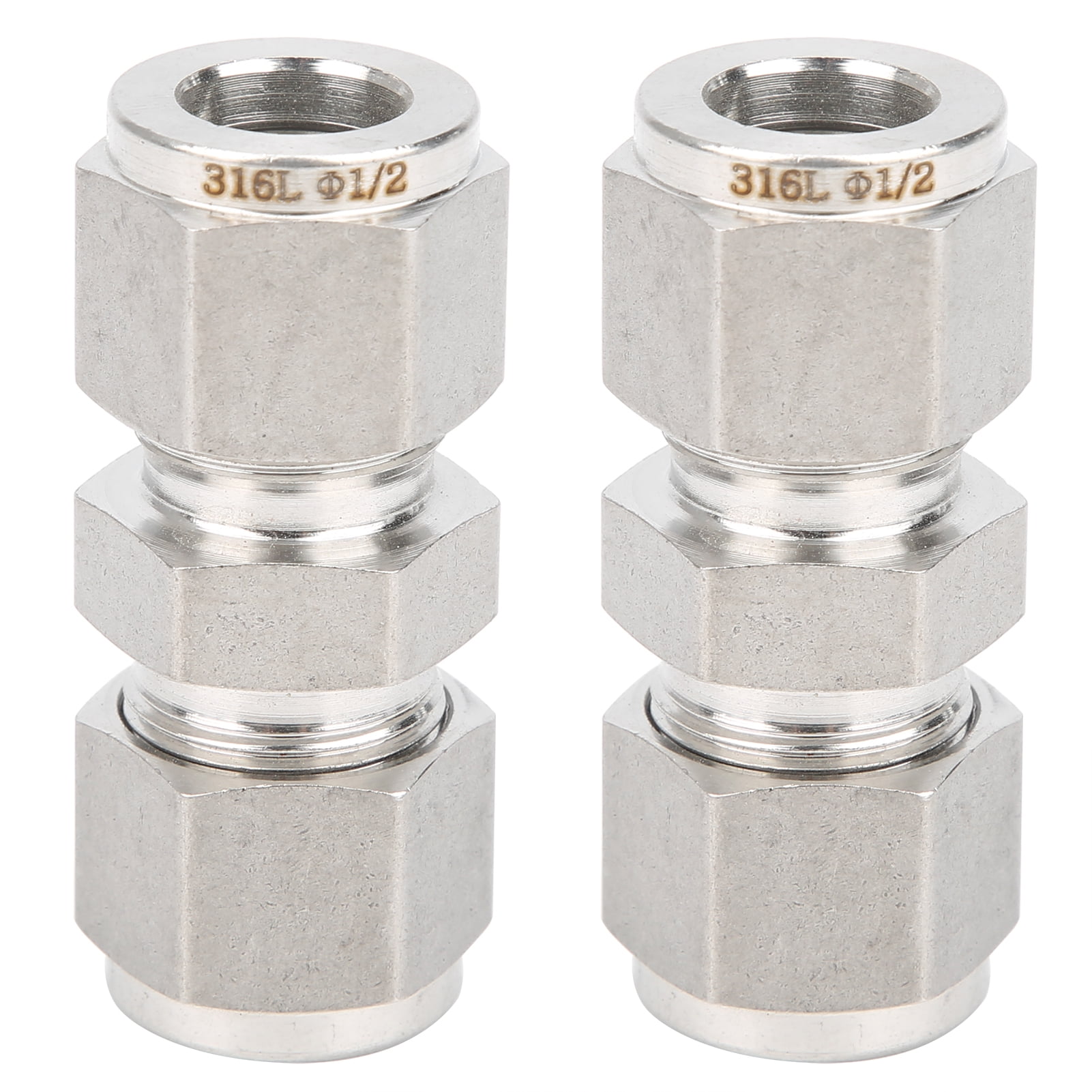 Compression Tube Adapter, Good Sealing Stainless Steel Compression ...