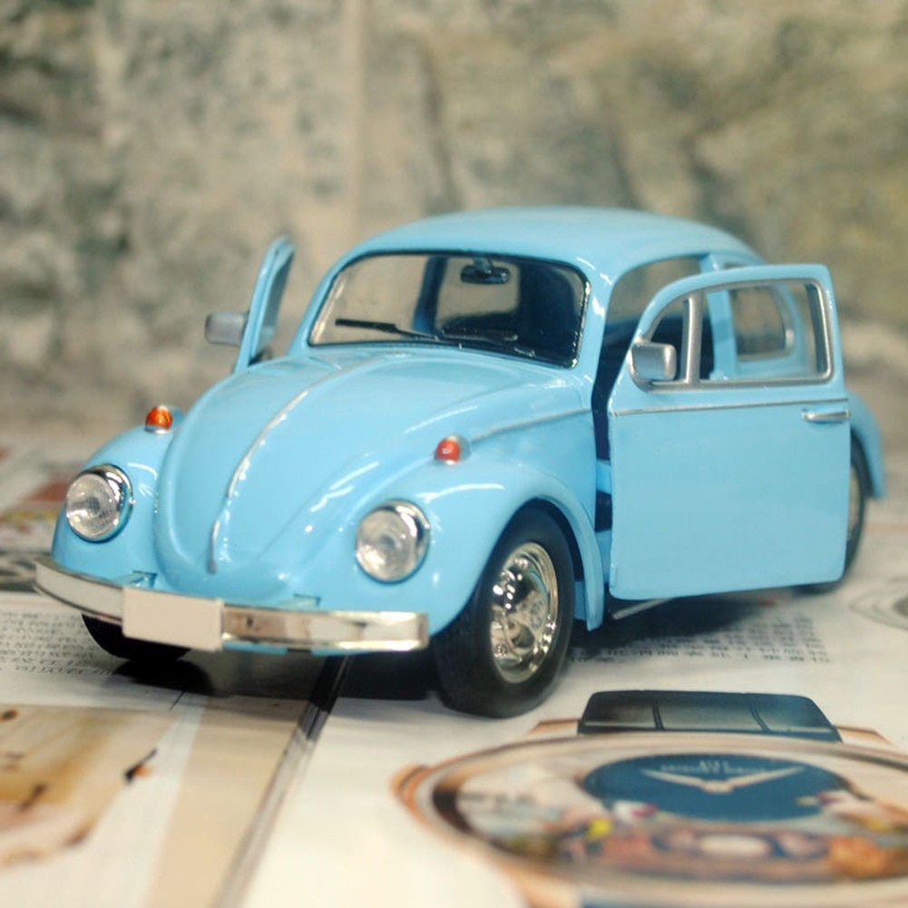 Vintage Beetle Diecast Car Model Toy Classical Volkswagen for Children ...