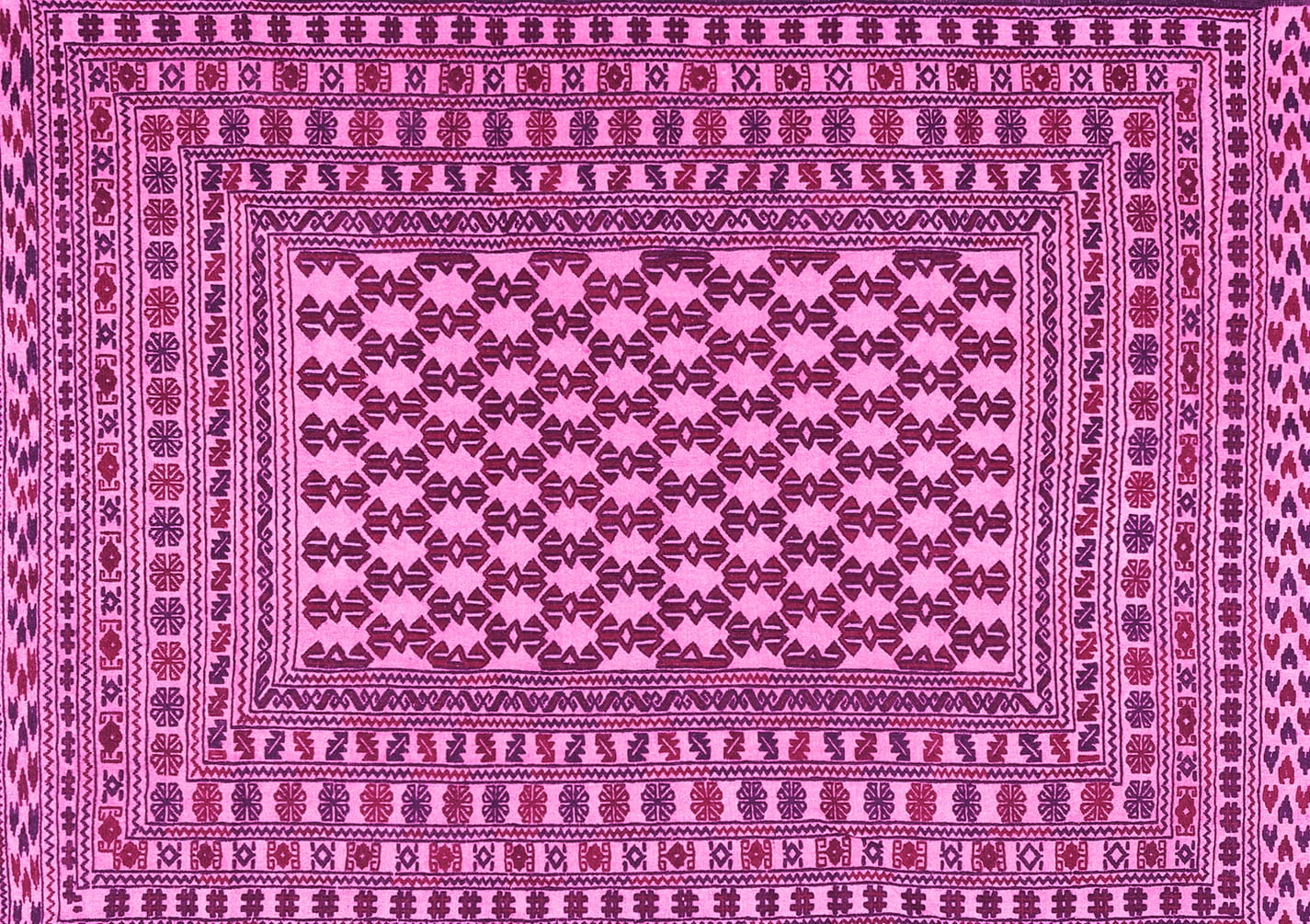Ahgly Company Indoor Rectangle Southwestern Pink Country Area Rugs, 2 ...