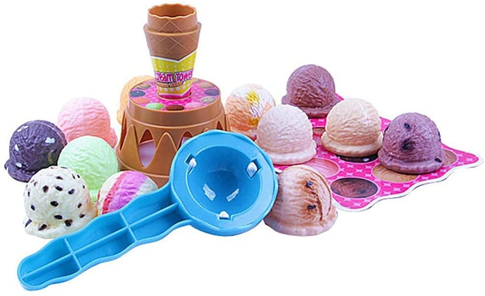 HTCM Ice Cream Game Ice Cream Cone Playset Sweet Treats Ice Cream ...