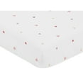 Sweet Jojo Designs Boho Rainbow and Hearts Pink Ivory Crib Bedding Set ...
