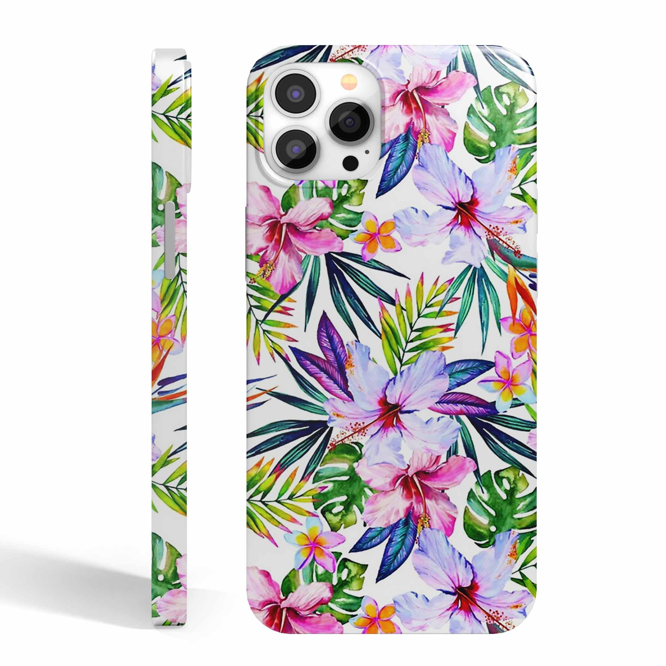 Tobelint Tropical Flower Case for iPhone 12 Pro,Aesthetic Colourful ...