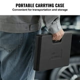 SKYSHALO 80Pcs Tap and Die Set, Metric/SAE, Bearing Steel, Threading Tool with Accessories and ...