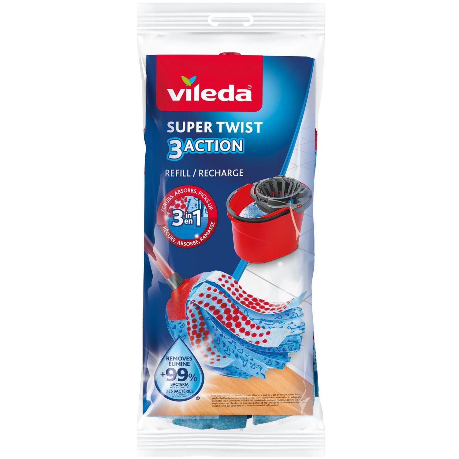 Click here for Vileda Supertwist 3action Mop Head Replacement - R... prices