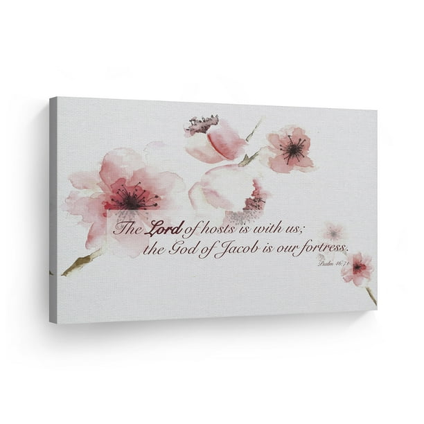 Smile Art Design Psalm 46:7:7 Lord of Hosts Is With Us The God Of Jacob ...