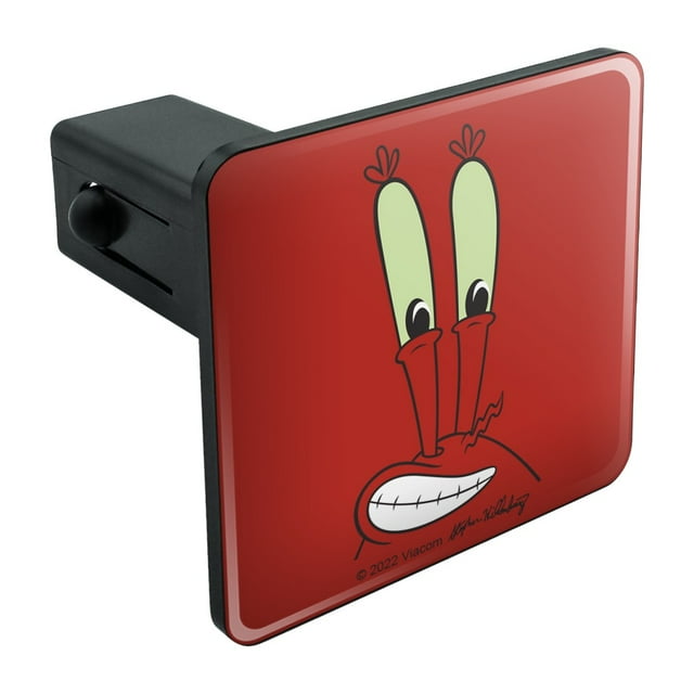 SpongeBob Mr. Krabs Face Tow Trailer Hitch Cover Plug Insert - Walmart.com