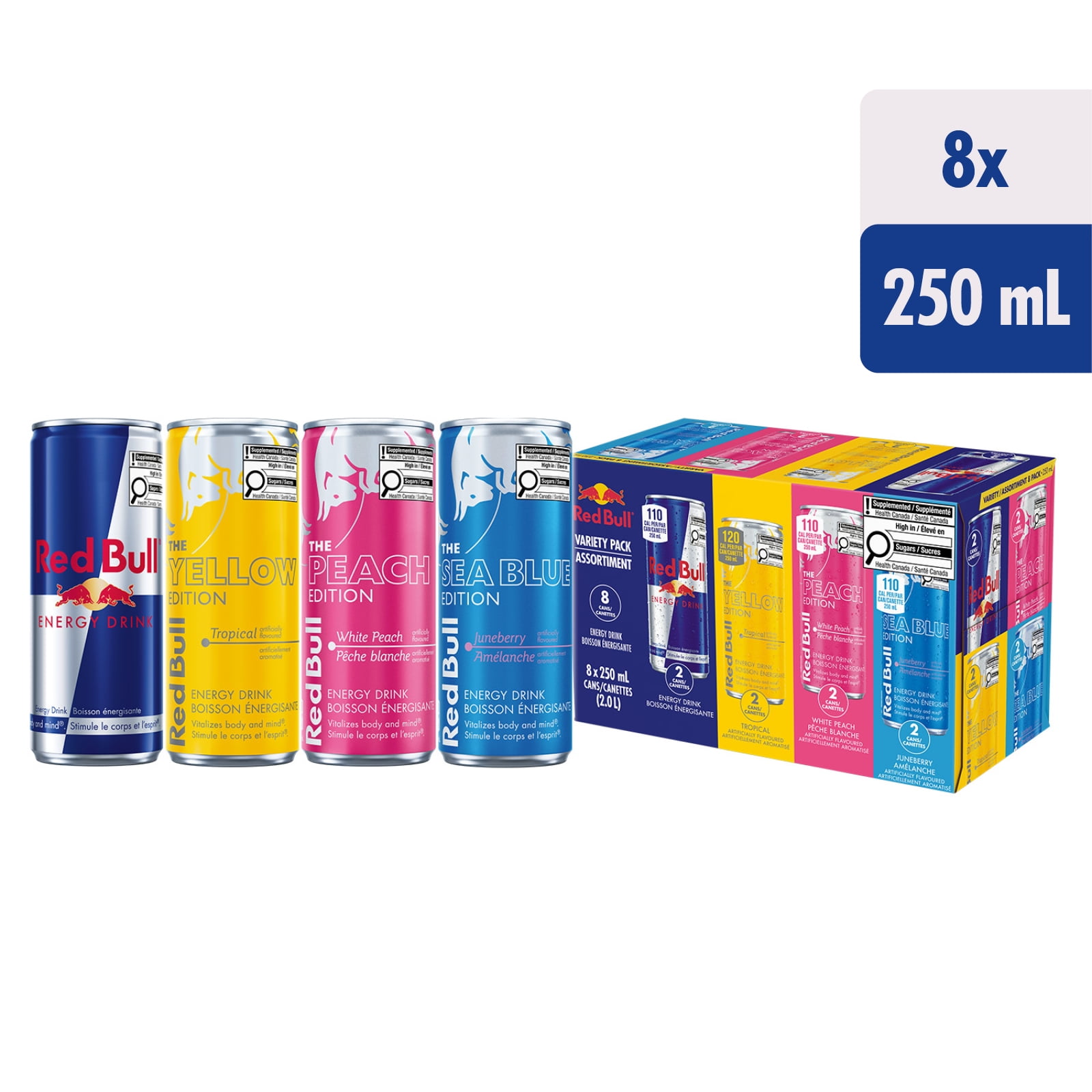 Click here for Red Bull Variety Pack 8x250ml 8x250ml prices