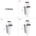 51/53/58MM Ergonomic Coffee Powder Measuring Cup Hygienic Accessory for ...