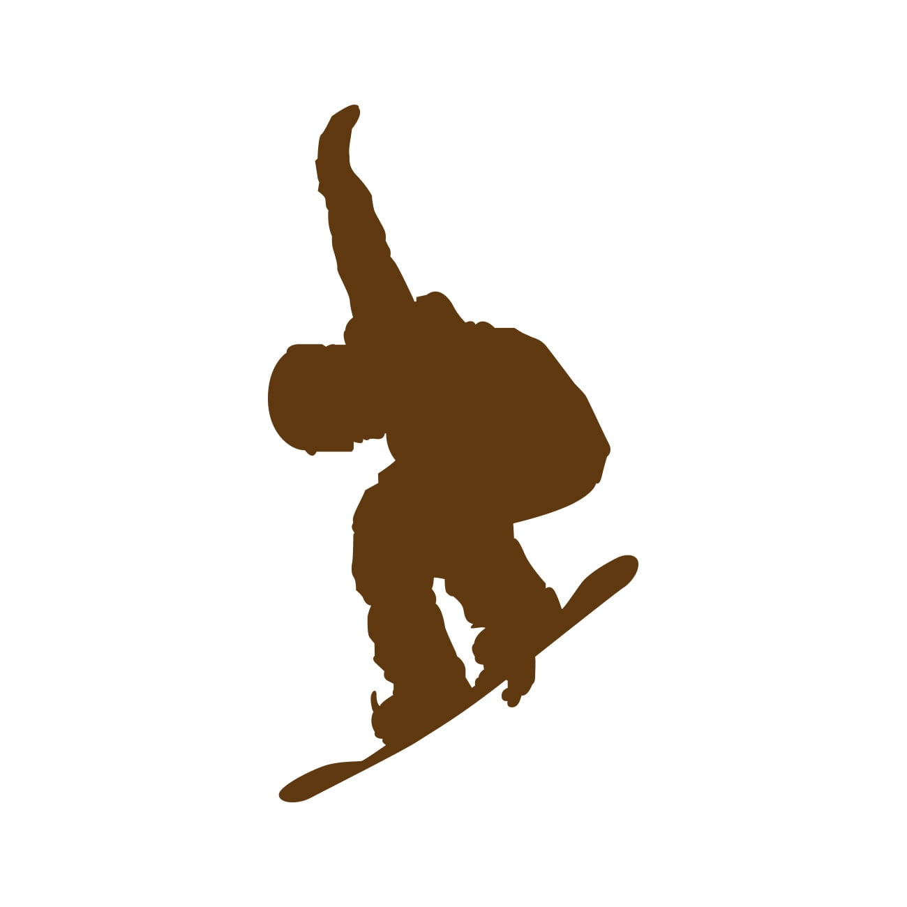 Snowboarding Sticker Decal Die Cut - Self Adhesive Vinyl - Weatherproof ...