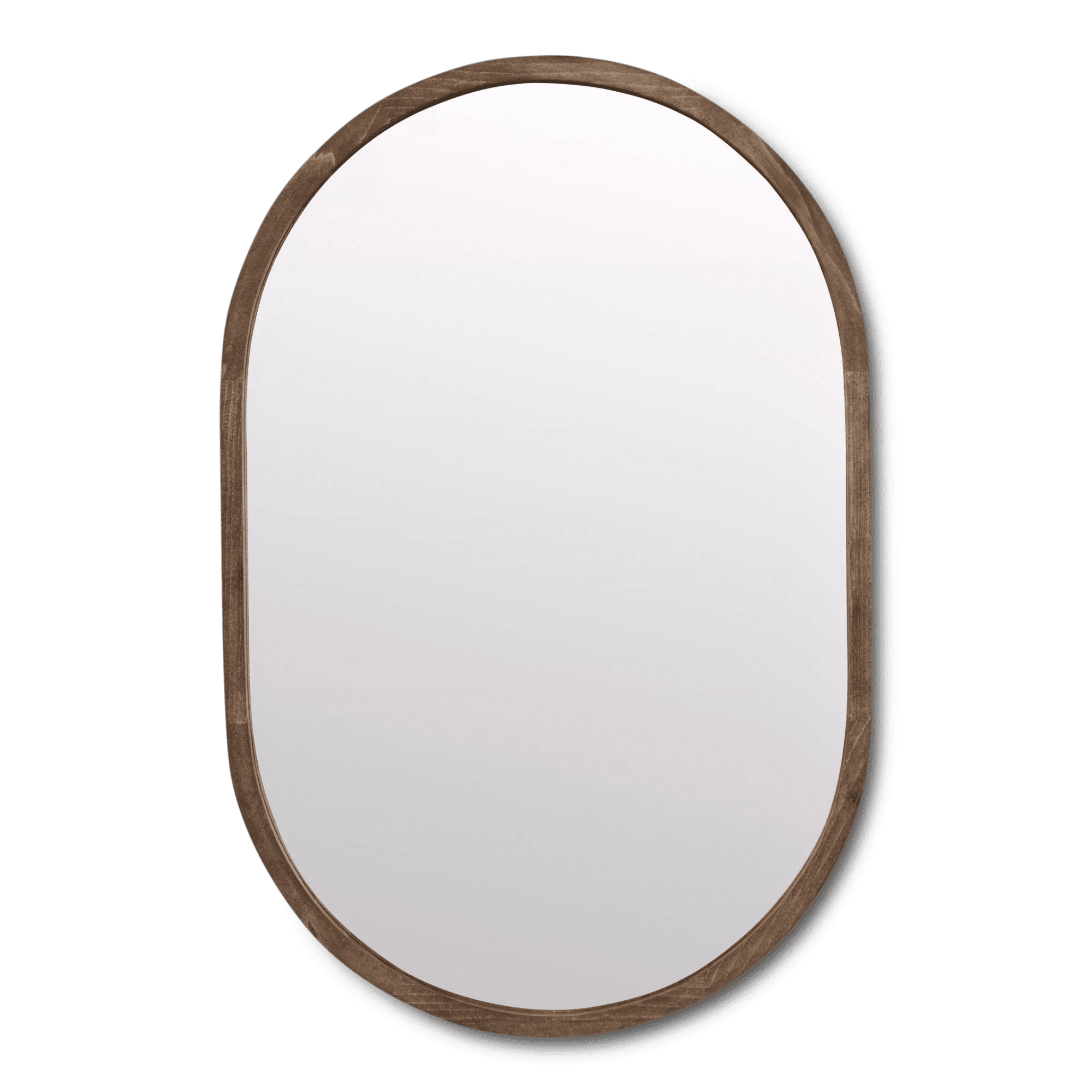 Click here for Bouclair Pear Wood Framed Oval Mirror 20 X 30 In (... prices