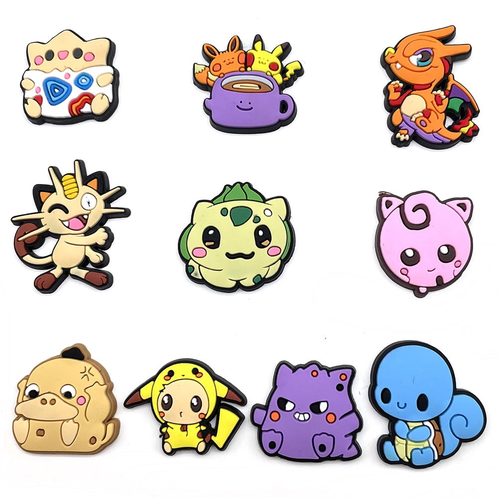Click here for Yeuweold 10 Pcs Pokemon Shoe Charms  Crocs Pins  C... prices
