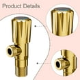 Angle Stop Valve Plumbing Accessories Chrome Plated Material for ...