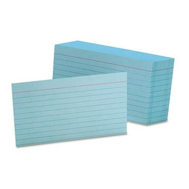 Ruled Index Cards, 3 x 5, Cherry, 100/Pack - Walmart.com