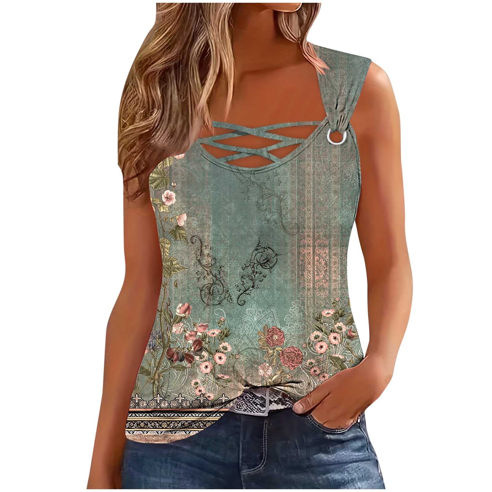 Click here for Yxmi Womens Sleeveless Tank Top  Loose Fit Casual... prices