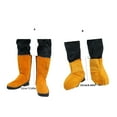 Heat Insulation Leather Welding Spats Adjustable Boot Covers Shoe ...