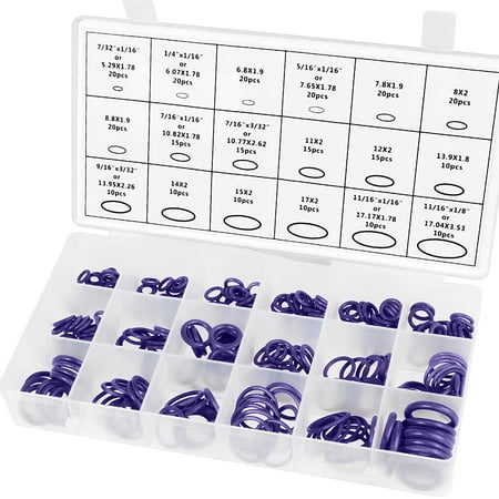 O-Rings Kit,18 Sizes Sealing Washers Gaskets Assortment,O-Rings ...